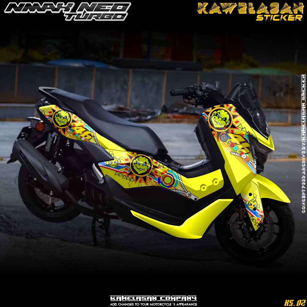 Jual (PROMO COD) TERBARU Decal Sticker Yamaha Nmax TURBO NEO 2024 2025 ...