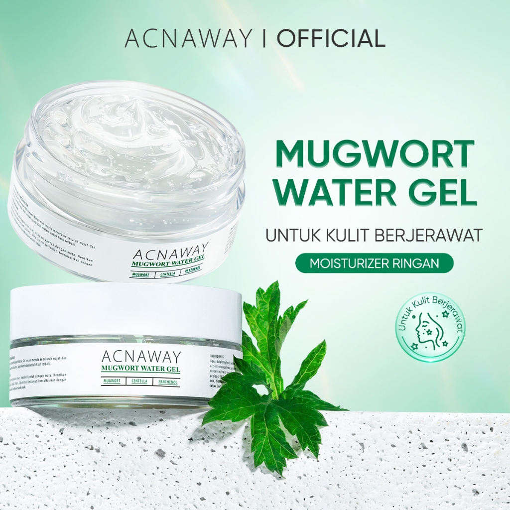 Jual ACNAWAY Mugwort Water Gel Moisturizer - Moisture Gel Pelembab ...
