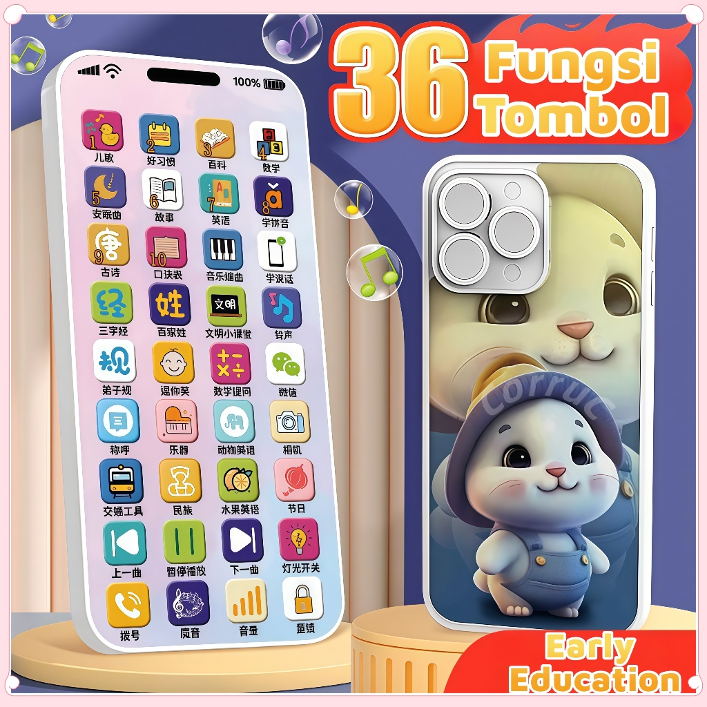 Jual Mainan Telepon 36 Tombol - Modus Piano Interaktifanak Mainan Hp ...