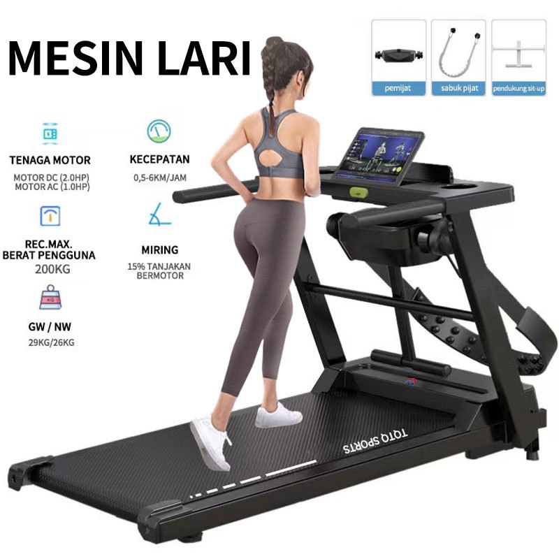 Jual Treadmill Elektrik treadmill lipat treadmill portable Walking Pad ...