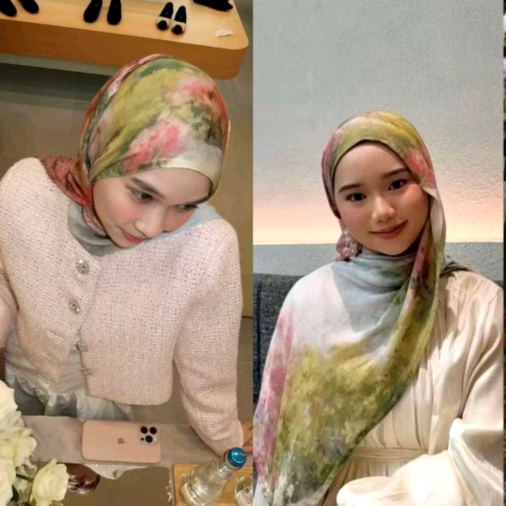 Jual Pashmina motif malaysia bahan ceruty terbaru | Shopee Indonesia