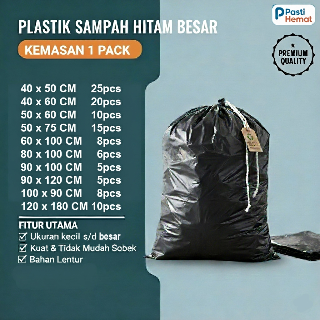 Jual Trash Bag 1 Pack Terlengkap & Harga Terbaru Mei 2026 | Shopee ...