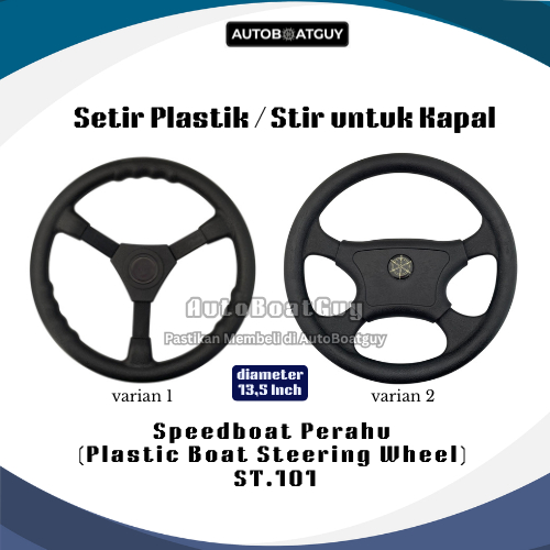 Jual Setir Plastik / Stir untuk Kapal / Speedboat Perahu (Plastic Boat ...