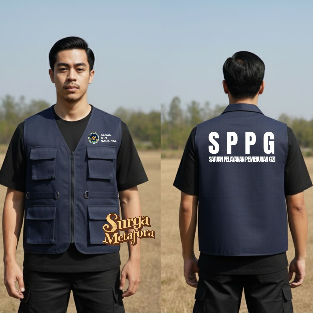 Jual Rompi Sablon Badan Gizi Nasional BGN SPPG MBG | Shopee Indonesia