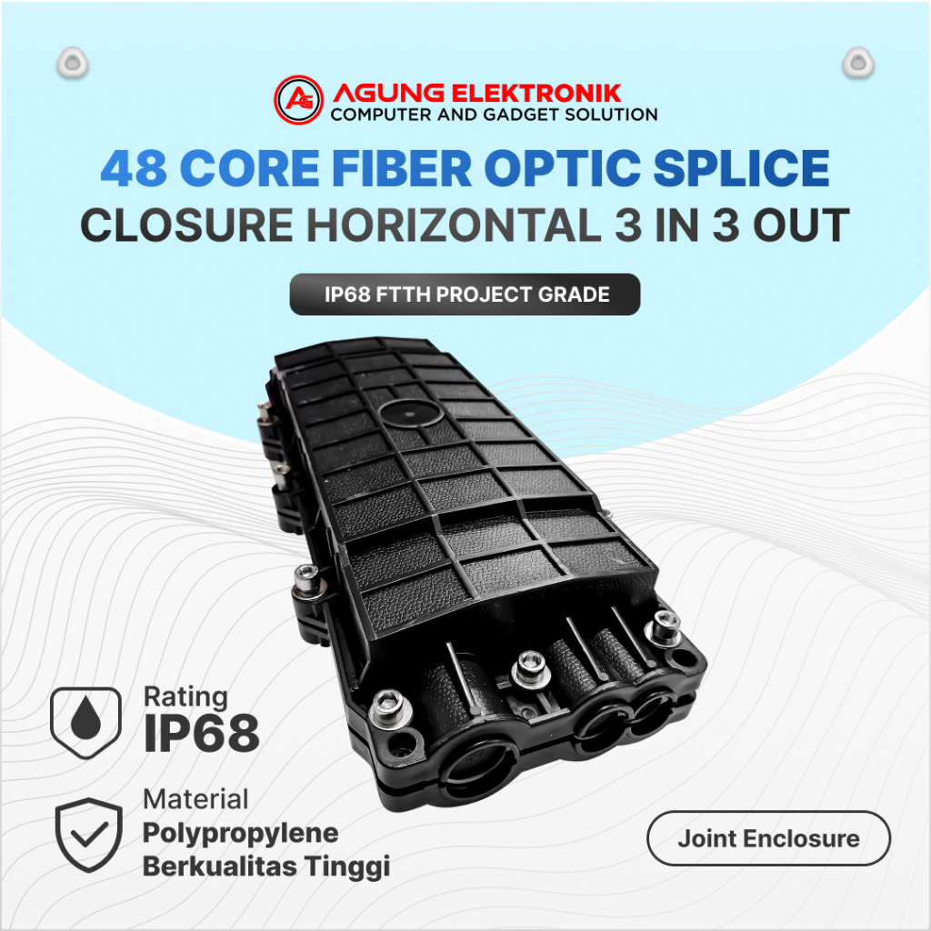 Jual JOINT ENCLOSURE FIBER OPTIC SPLICE CLOSURE HORIZONTAL 48 CORE 3 IN ...