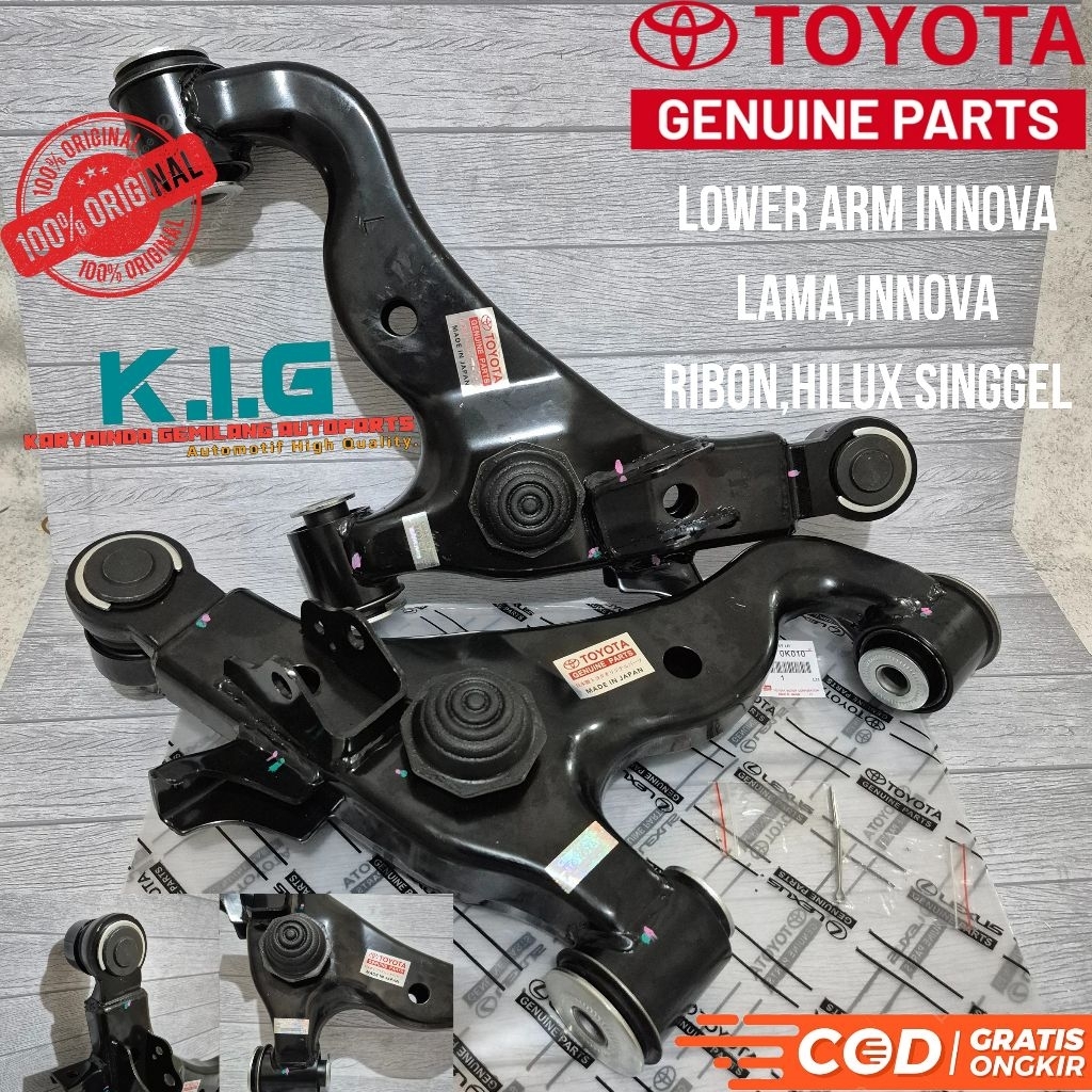 Jual LOWER ARM ASSY SAYAP BAWAH TOYOTA INNOVA / INNOVA REBORN / HILUX ...