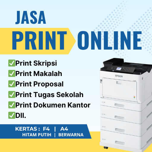Jual Print Online A4 F4 Print Tugas Makalah Skripsi Soal Latihan ...