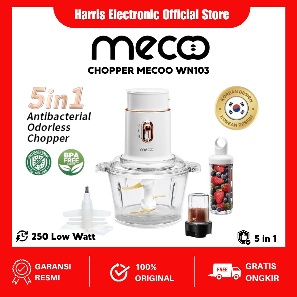 Jual Mecoo Chopper WN103 Milky White Most Aesthetic 5 in 1 ...