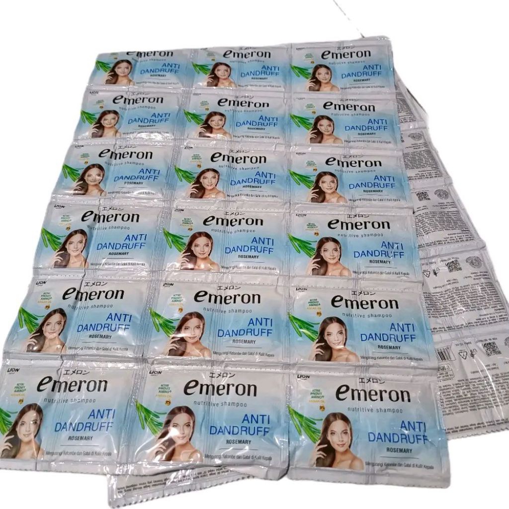 Jual [PAKET 3 RENCENG TOTAL 72 SASET = 36 PASANG] EMERON ANTI DANDRUFF ...