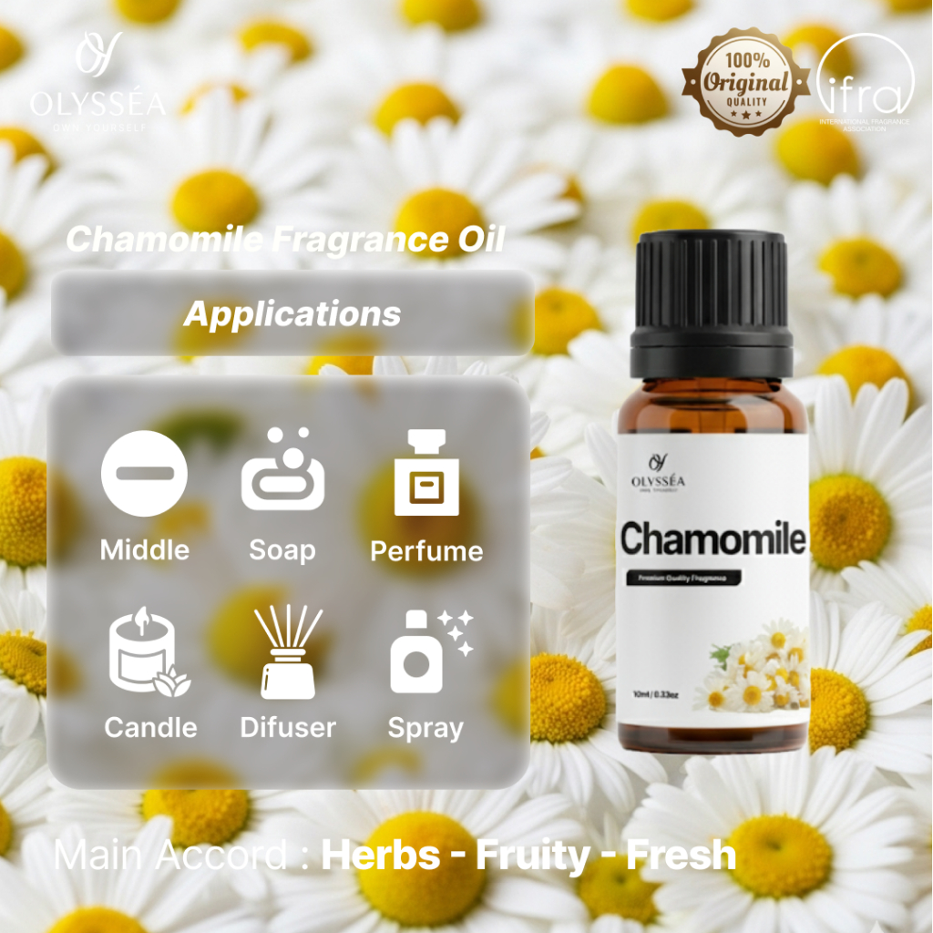 Jual OLYSSEA Chamomile 10ml Fragrance Oil - Parfum & Aromaterapi ...
