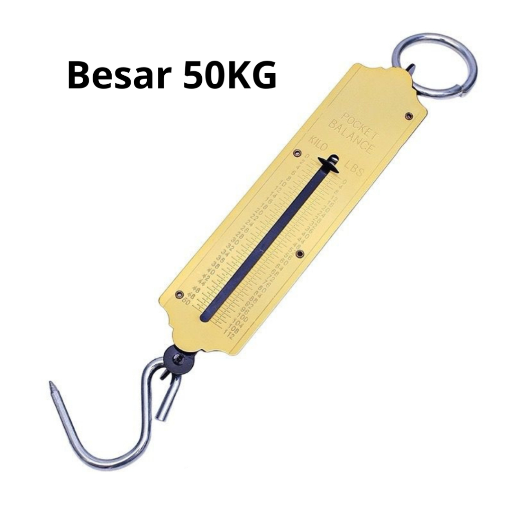 Jual Timbangan Gantung Per 50kg / Timbangan Poket 50kg 25kg | Shopee ...