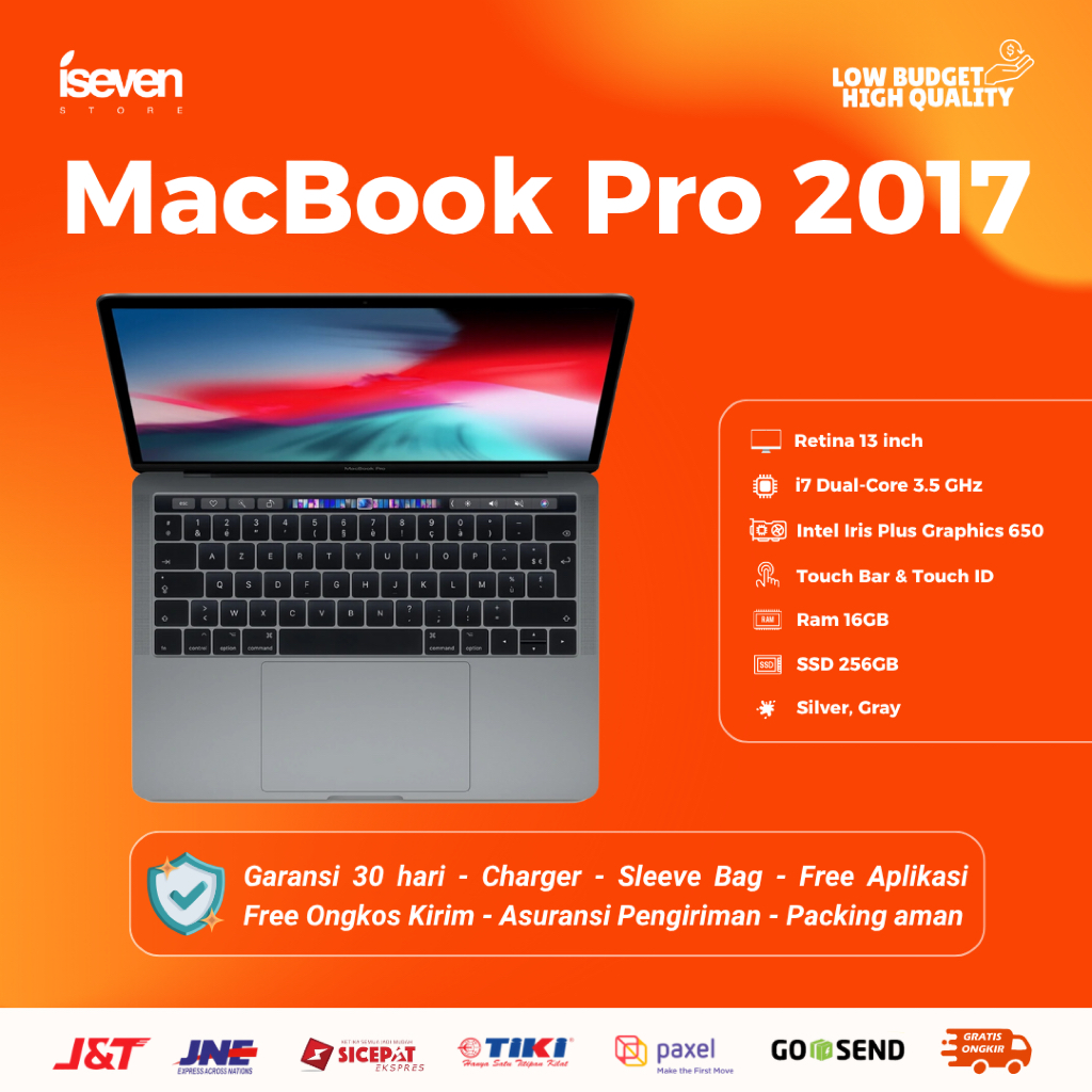 Jual MacBook Pro Retina 2017 13 Inch Core i5 Ram 8Gb Ssd 256Gb Touchbar ...