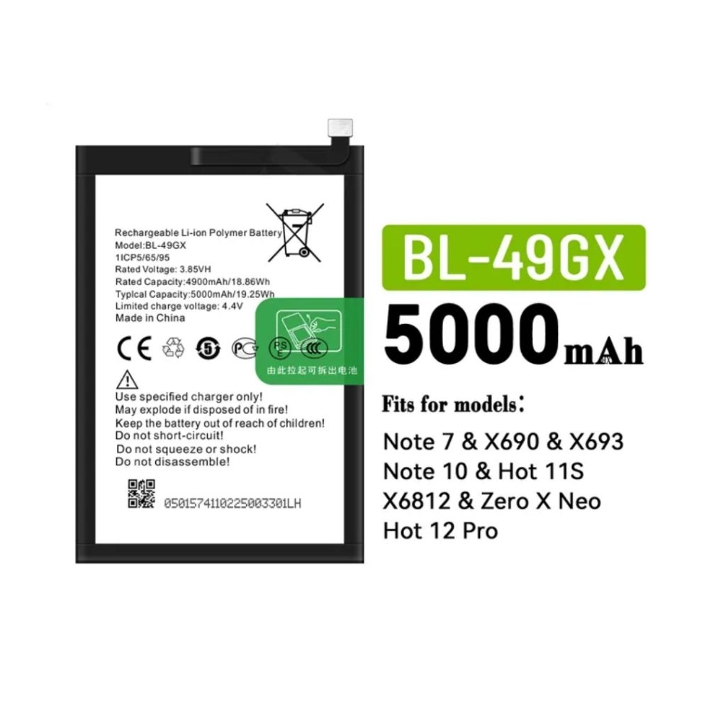 Jual Baterai Batre Max Infinix Hot 7 Lite Infinix Hot 11s NFC Infinix ...