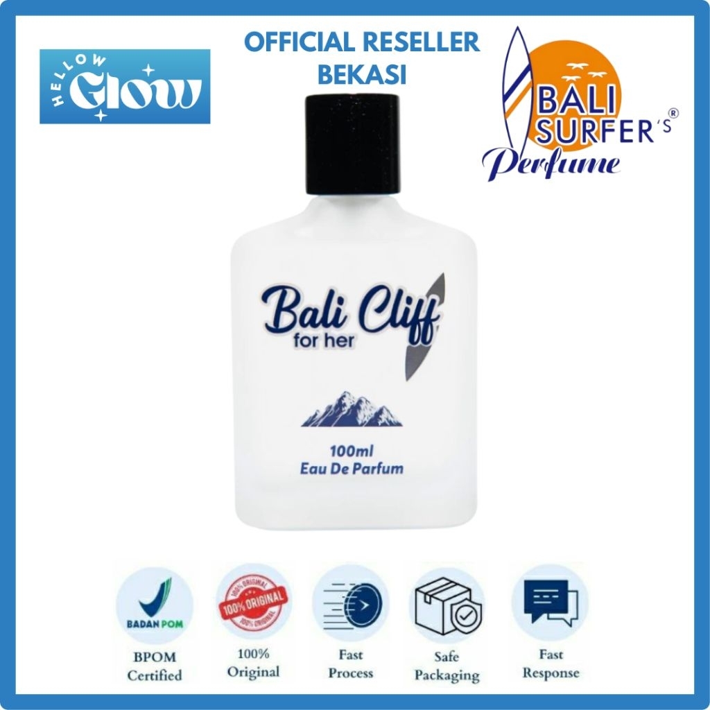 Jual Bali Surfers Perfume - Bali Cliff for Her 100 ML Eau de Parfum ...