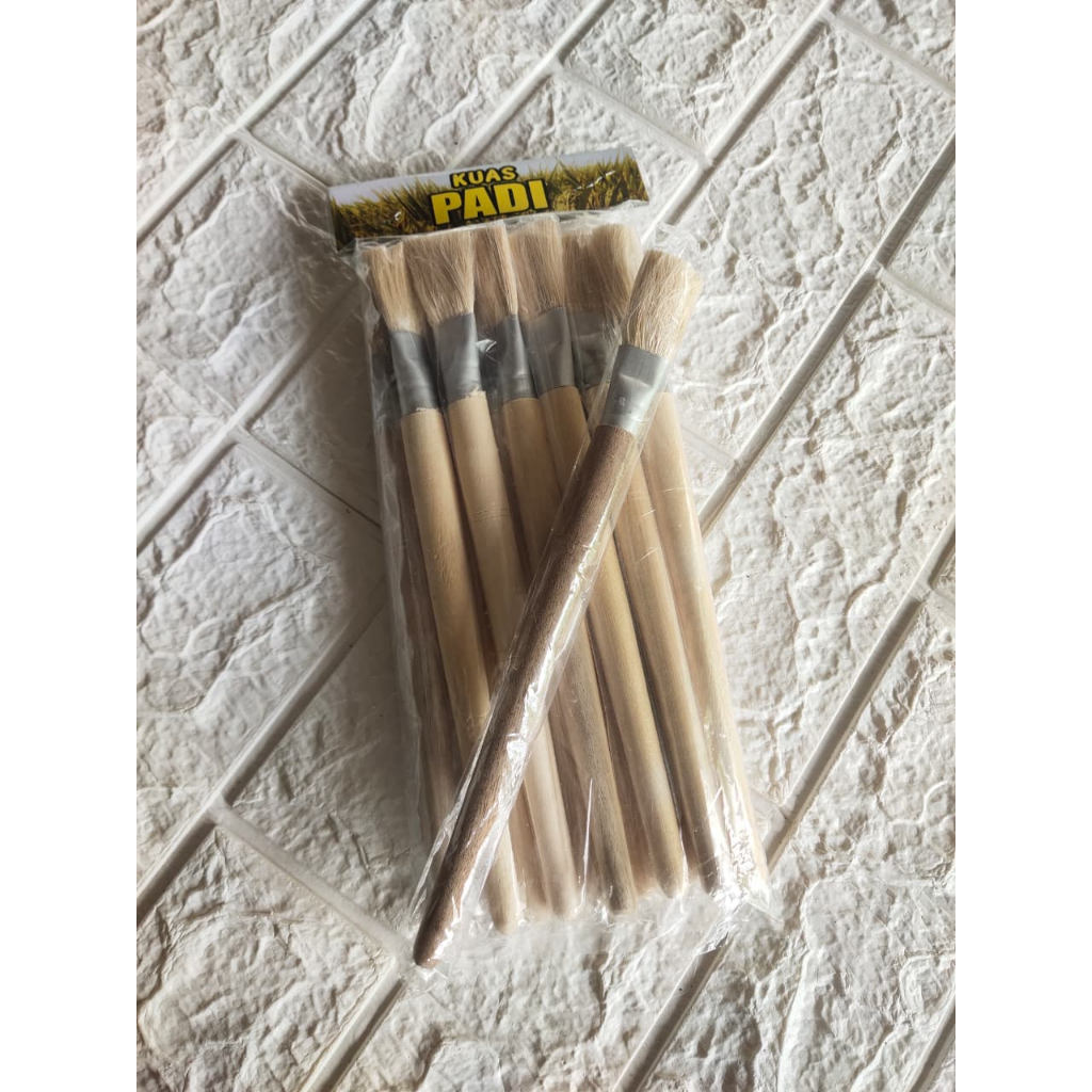 Jual PAKET MURAH (12 PCS) KUAS SERBAGUNA KUAS KUE KAYU/ KUAS MENTEGA ...