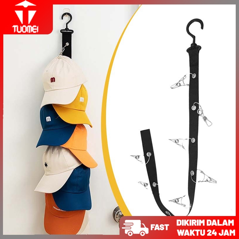 Jual 8 Kait Rak Topi Hook Gantung /Dinding Rak Topi Gantung/Di Belakang ...