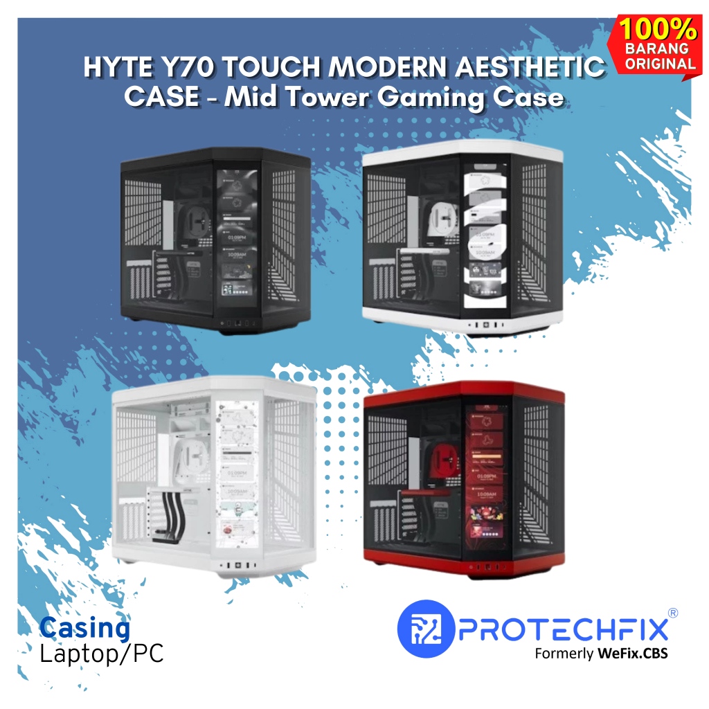 Jual HYTE Y70 TOUCH MODERN AESTHETIC CASE - Mid Tower Gaming Case ...