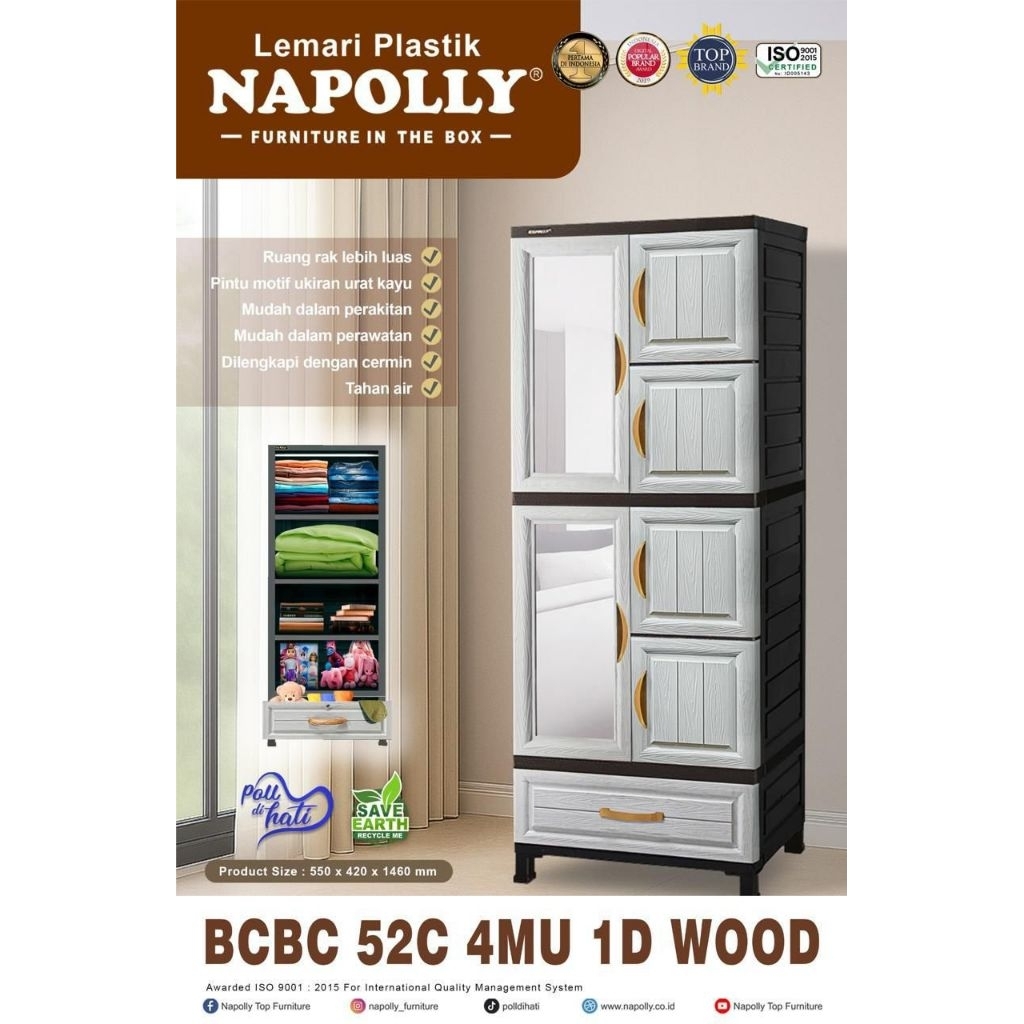 Jual (CARGO)Napolly BCBC 52C 4MU 1D WOOD | Shopee Indonesia