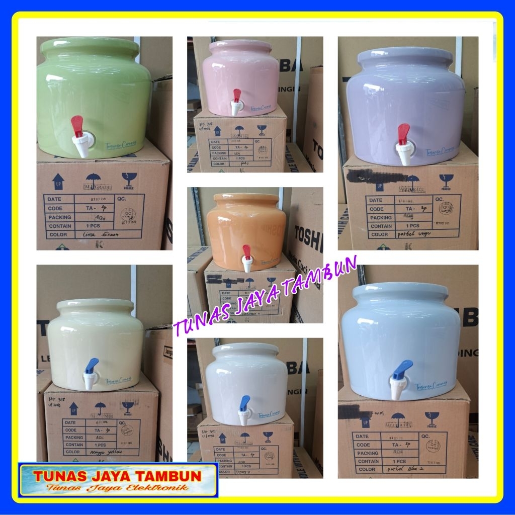 Jual GUCI GALON KERAMIK TRISENSA | Shopee Indonesia