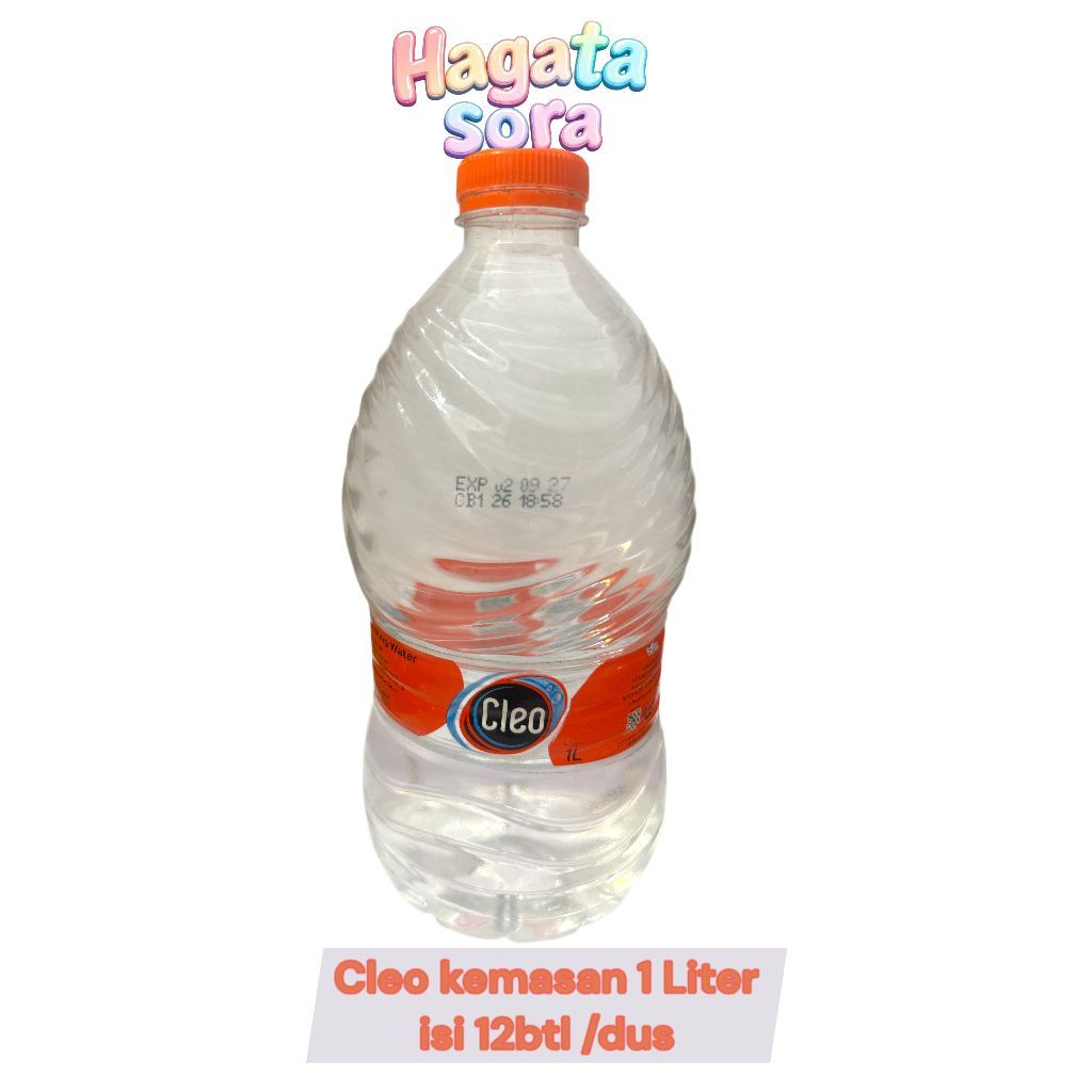Jual Cleo Air Mineral Mini 1000ML isi 12 botol/dus | Shopee Indonesia