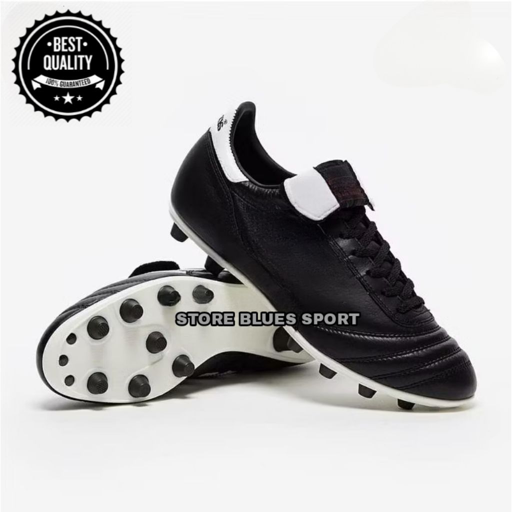 Jual Sepatu Bola Copa Mundial Black White FG | Shopee Indonesia