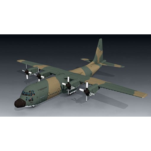 Jual DIY Papercraft Aircraft Hercules L-100 30 Scale 1:100 | Shopee ...
