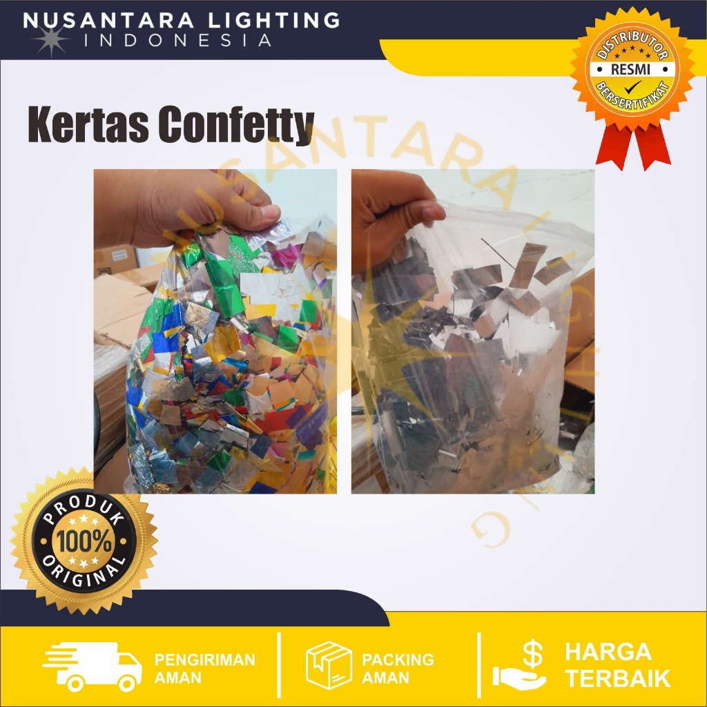 Jual Kertas Confetti 1 Pack / Bahan Kertas Premium / Confeti | Shopee ...