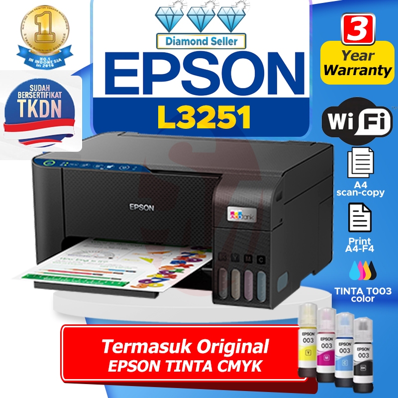 Jual Epson Printer L3250 Terlengkap & Harga Terbaru Juni 2026 | Shopee ...
