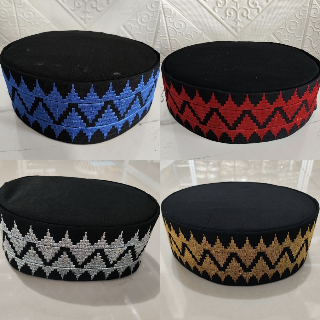 Jual Peci kopiah songkok topi tapis lampung bordir sanwos motif ...