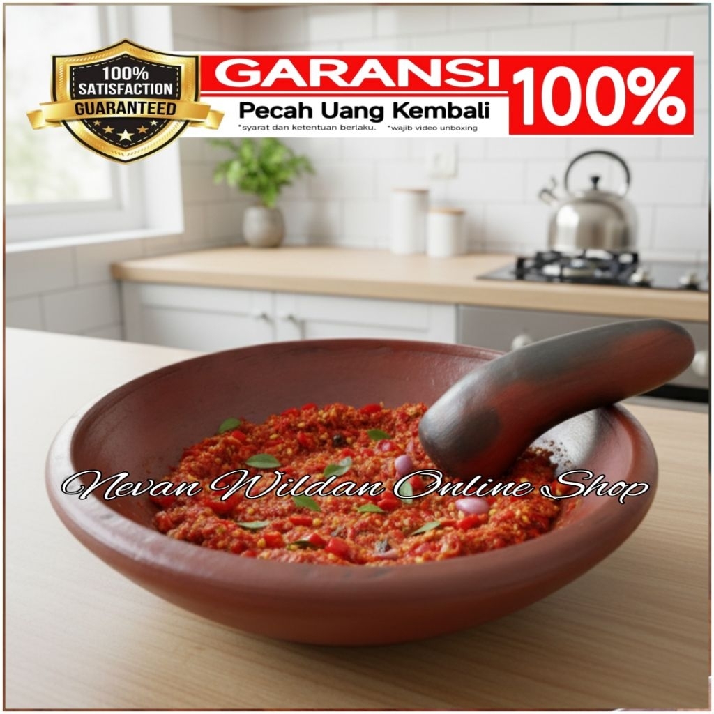 Jual COBEK TANAH LIAT | PIRING CANTIK TANAH LIAT | COBEK GERABAH ...