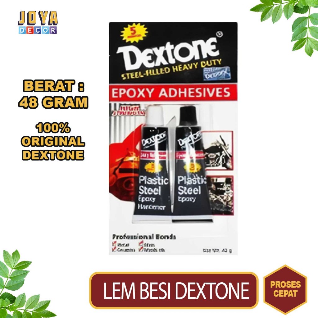 Jual LEM BESI DEXTONE , LEM EPOXI DEXTON 48GRAM | Shopee Indonesia