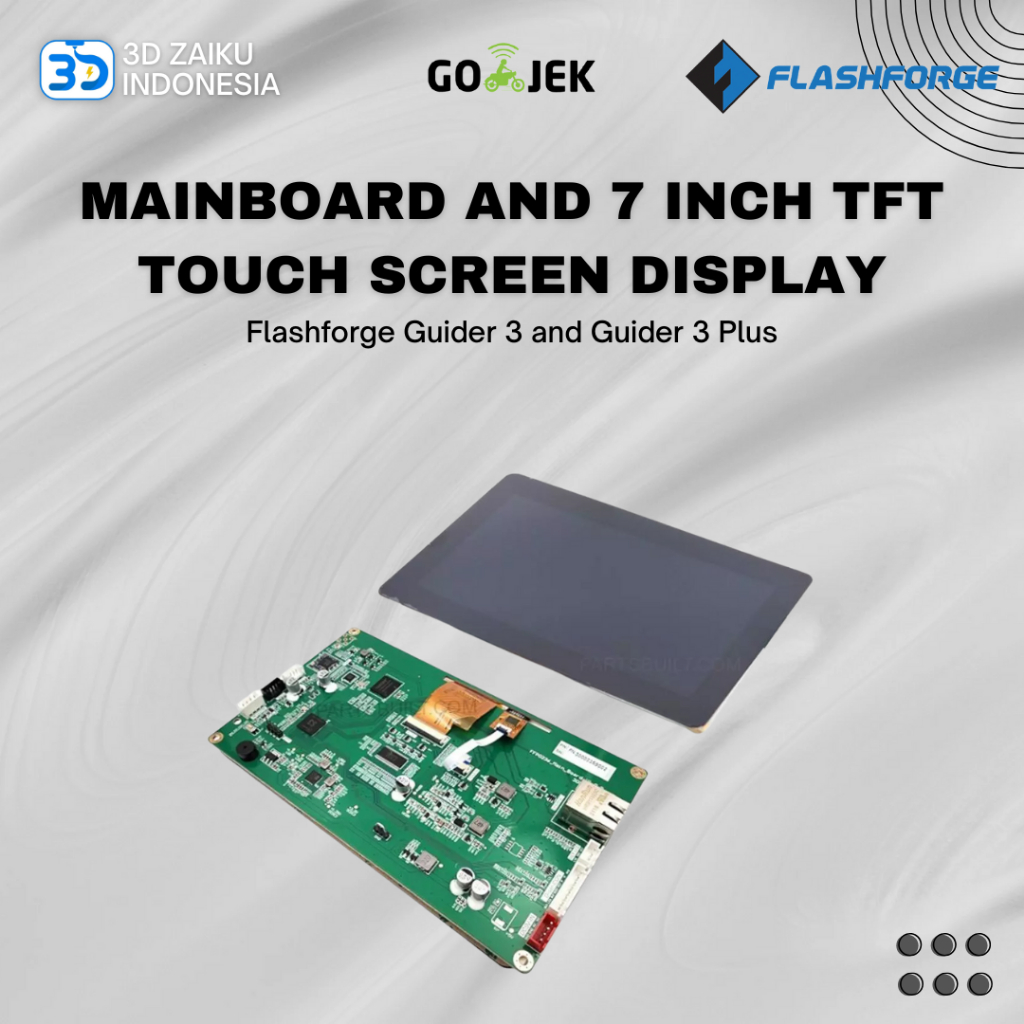 Jual Original Flashforge Guider 3 and Guider 3 Plus Mainboard and 7 ...