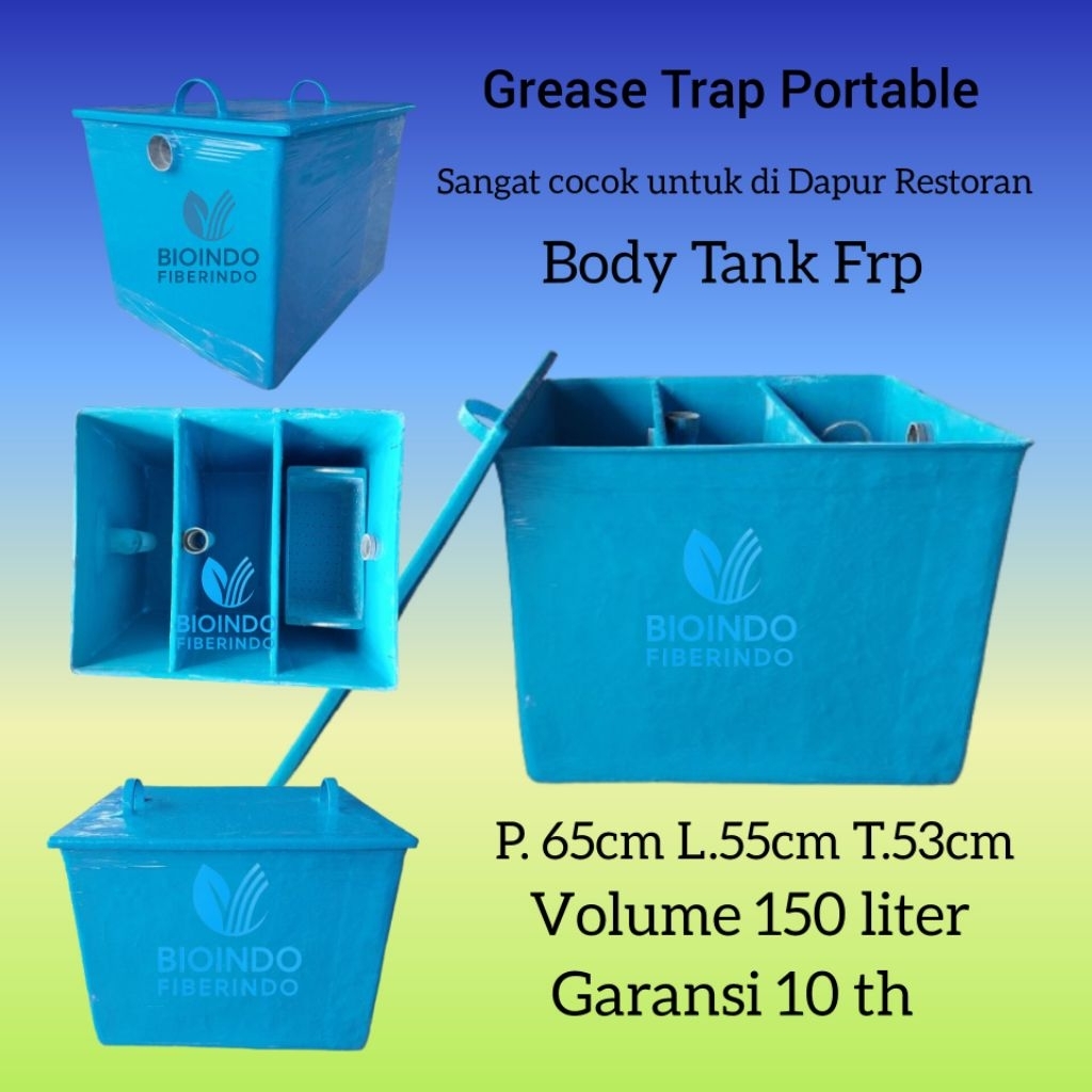 Jual Greasetrap 150 liter Bioindo, Penjebak lemak minyak Greasetrap ...
