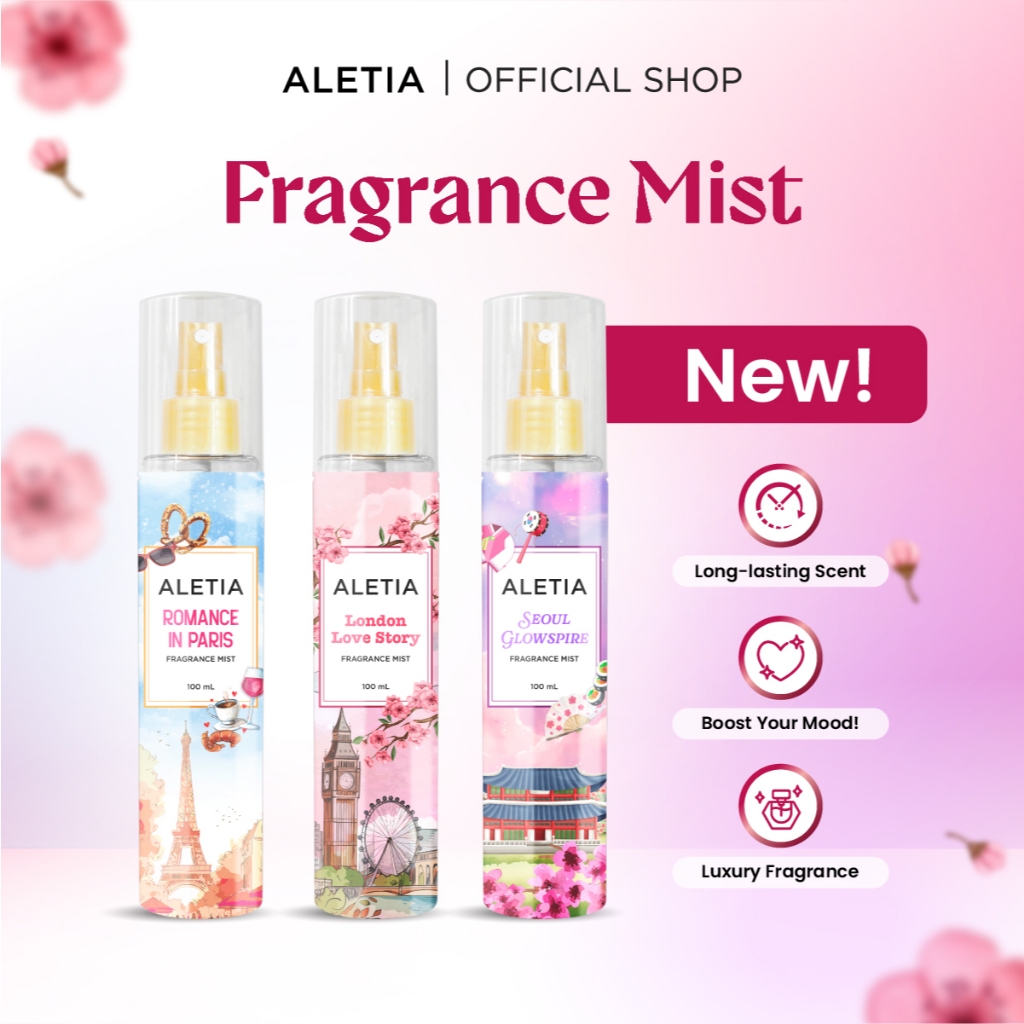 Jual (NEW LAUNCH) Aletia Fragrance Mist 100ml - All Variant | Shopee ...