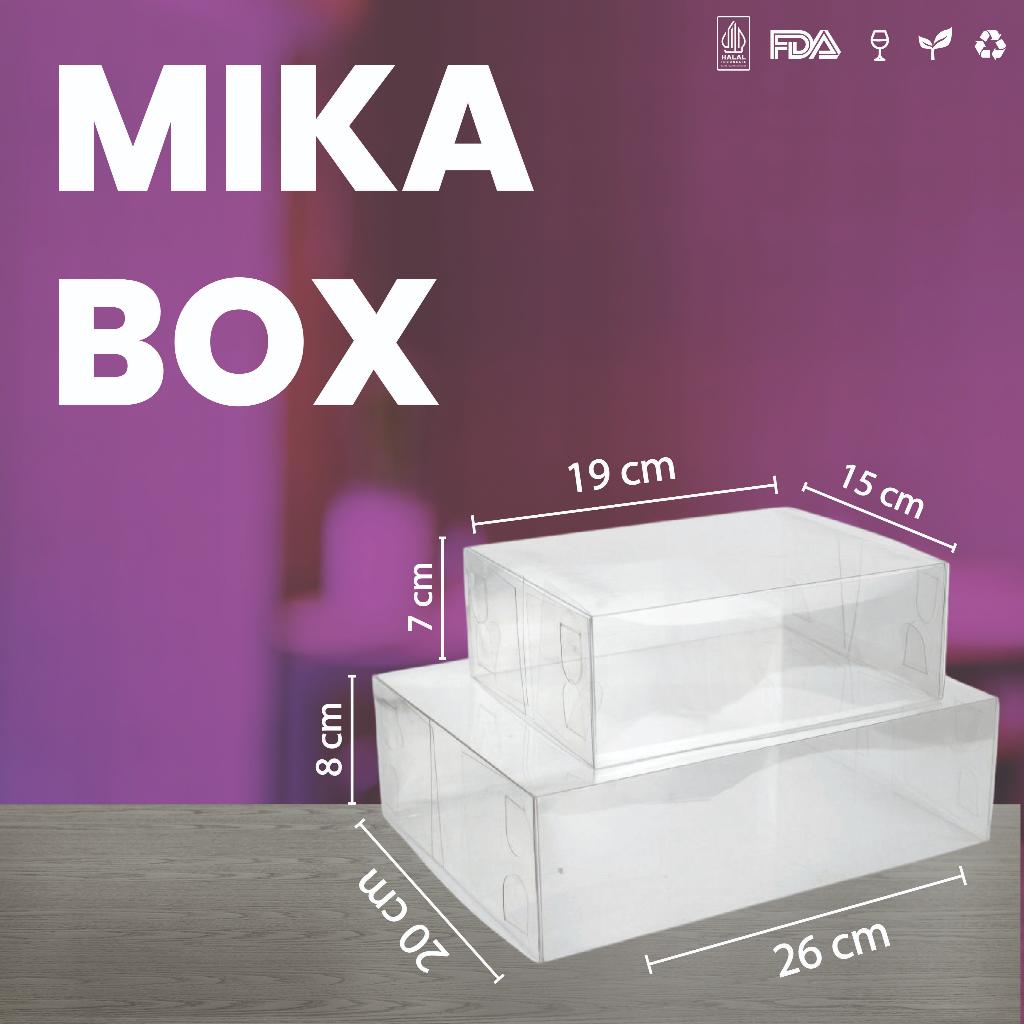 Jual Mika Box Kotak Sepatu Sarang Burung Transparan Tebal Premium ...