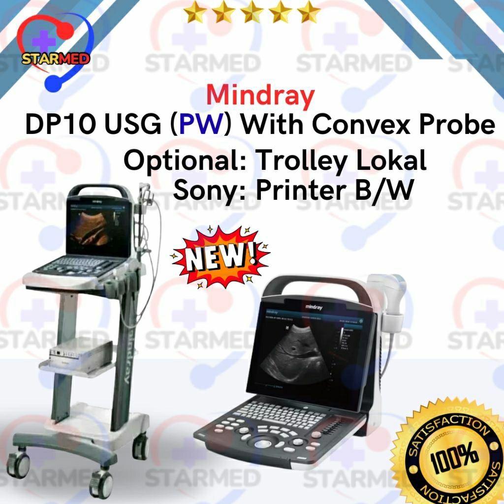 Jual USG MINDRAY DP 10 (Dopler, single connector with convex probe ...