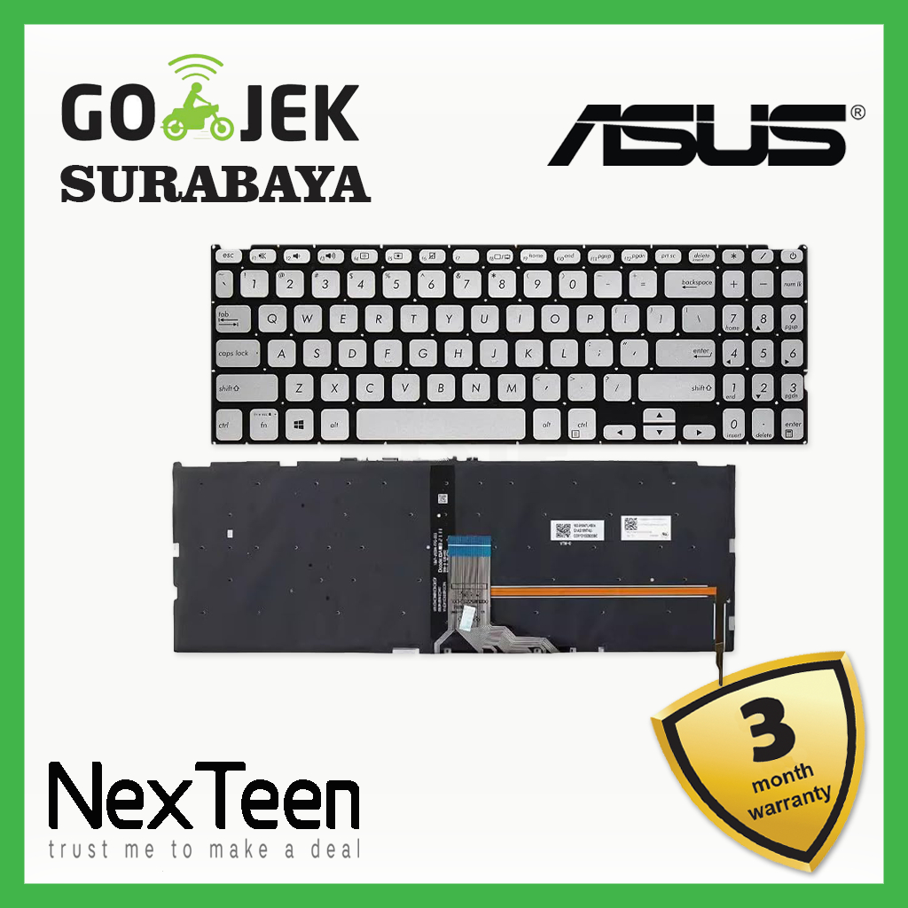 Jual Keyboard Asus Vivobook 15 X509 X516 V5000FL X509BA X509DA X509DJ ...