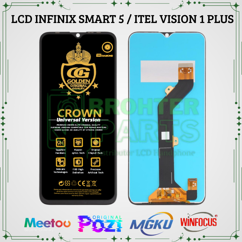 Jual LCD INFINIX SMART 5 / ITEL VISION 1 PLUS / INFINIX HOT 10 LITE ...