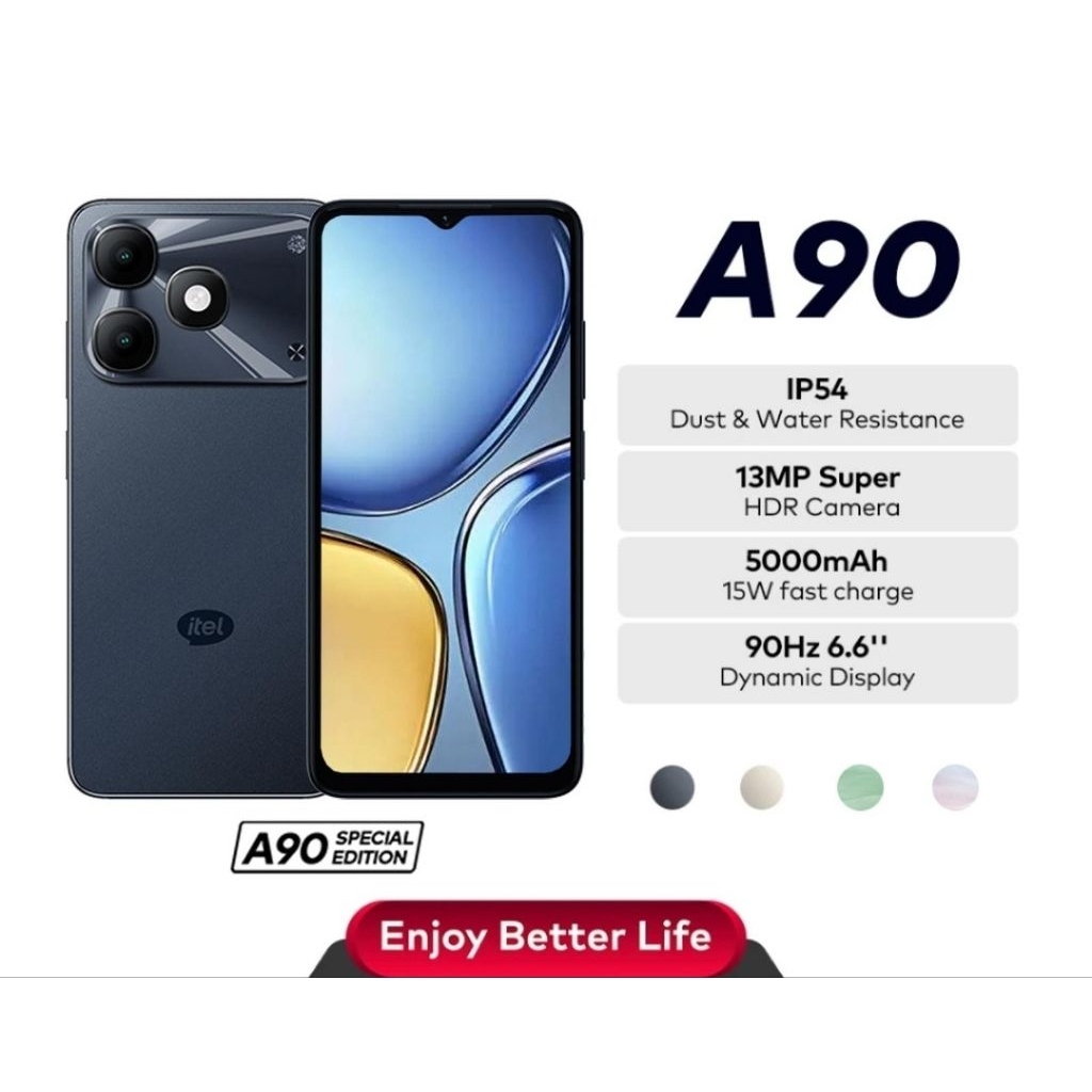 Jual ITEL A90 4+8*/128GB Garansi Resmi | Shopee Indonesia