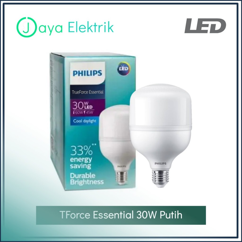 Jual [ECER] Lampu PHILIP LED TrueForce Essential 30W - Bohlam LED Jumbo ...