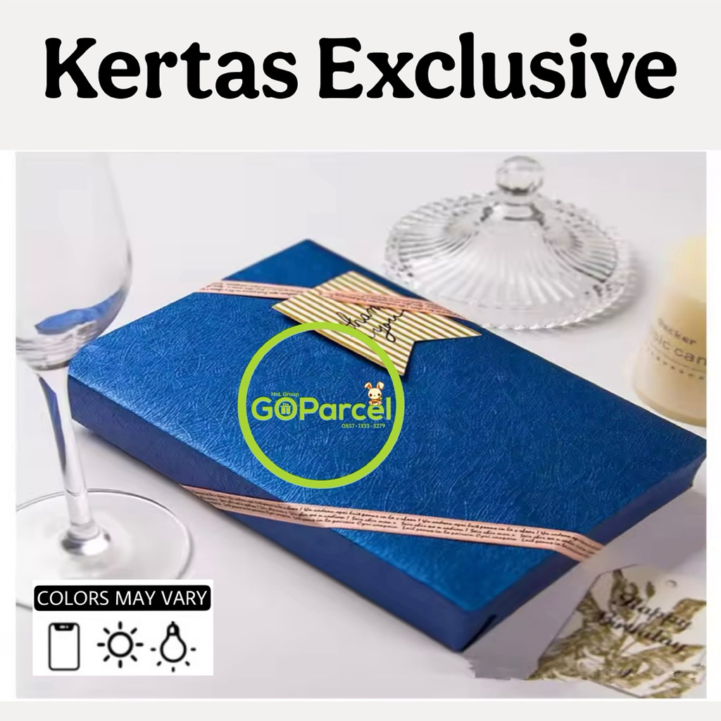 Jual ( 2 Lembar ) KERTAS KADO / KERTAS EMBOS / EXCLUSIVE EMBOSSED 80GR ...