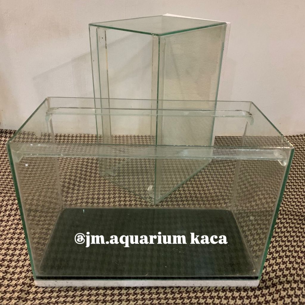 Jual FREE PACKING KAYU kaca full 5mm aquarium kaca ukuran 30x15x20 ikan ...