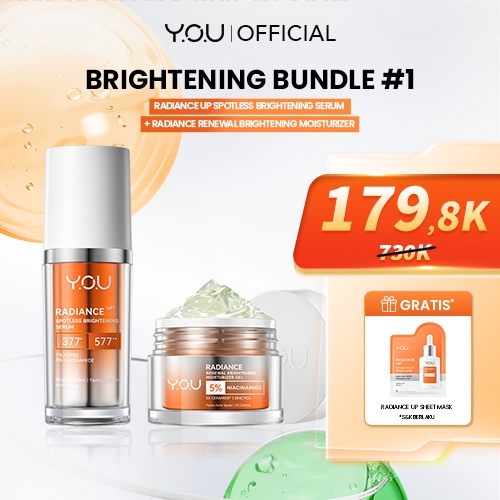 Jual [NEW] YOU Radiance Series Bundle Radiance UP! Spotless Brightening ...