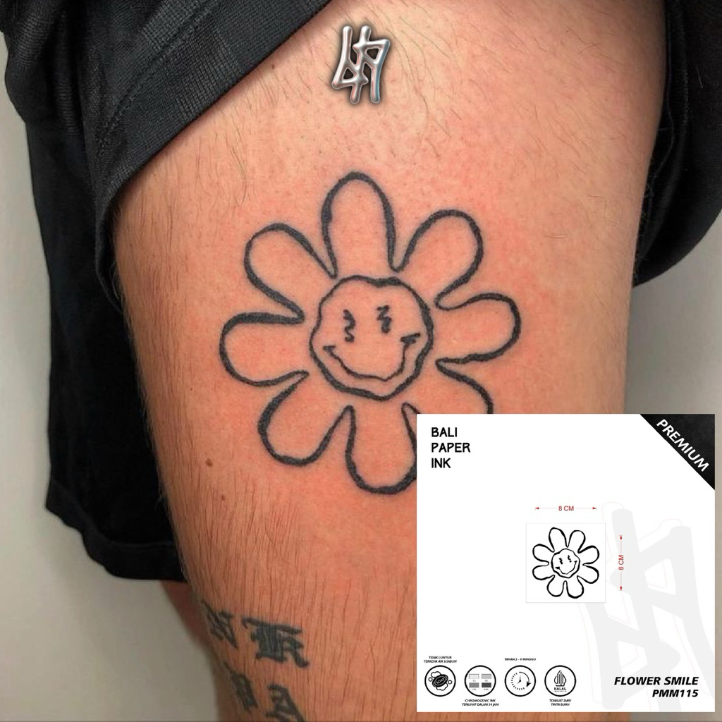 Jual Bali Paper Ink PMM115 Flower Smile Fruit Ink Tatto Temporary ...