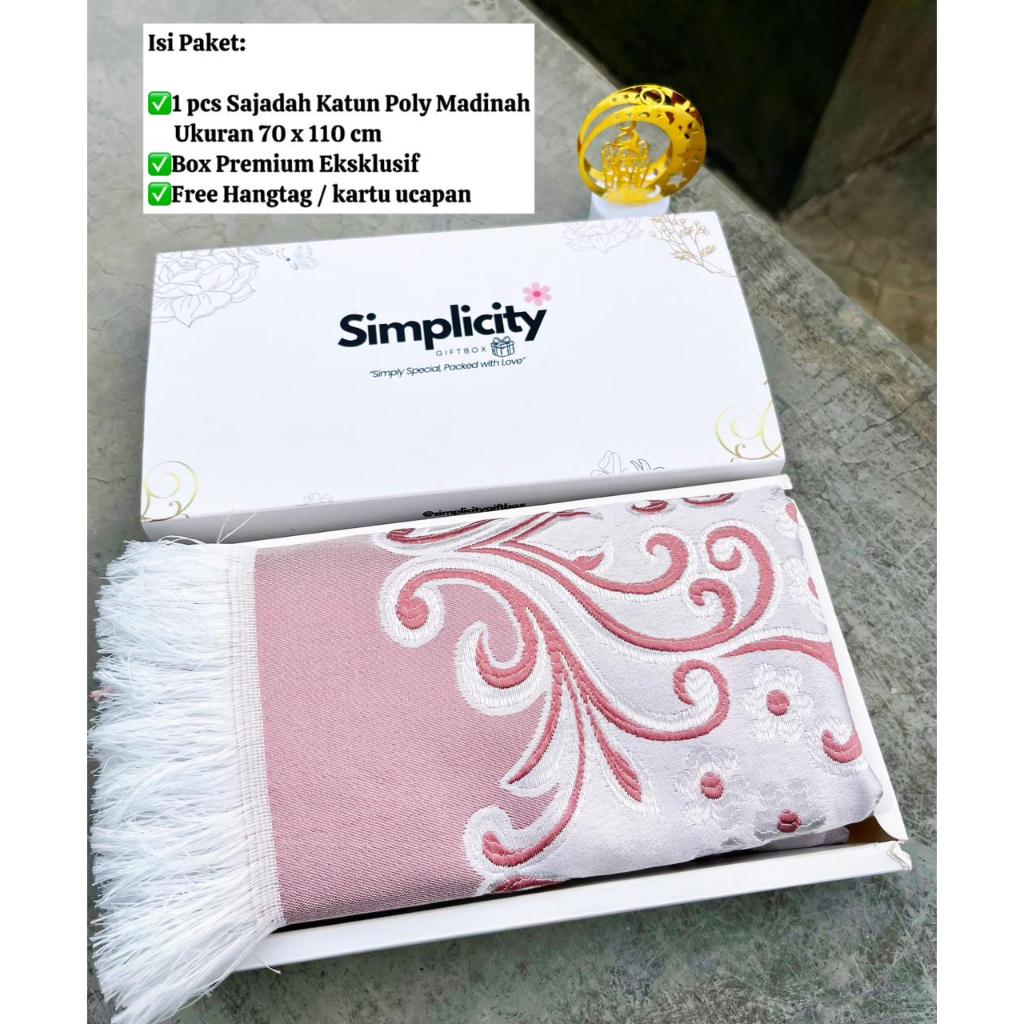 Jual Hampers Sajadah Turkiye Kado Sajadah Cantik dalam Box Eksklusif ...