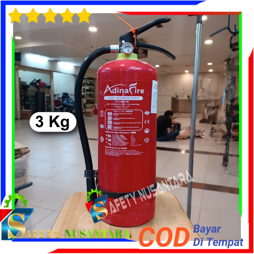 Jual Apar 3 Kg ABC Dry Powder Alat Pemadam Api Ringan 3kg Fire ...