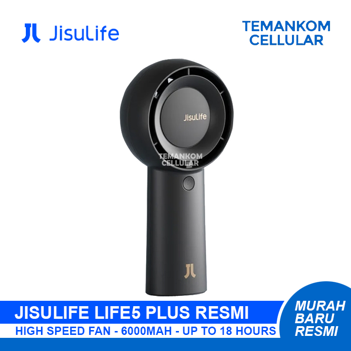 Jual Kipas Angin JISULIFE HANDFAN LIFE 5 PLUS FA43 5S 6000mAh BLACK ...