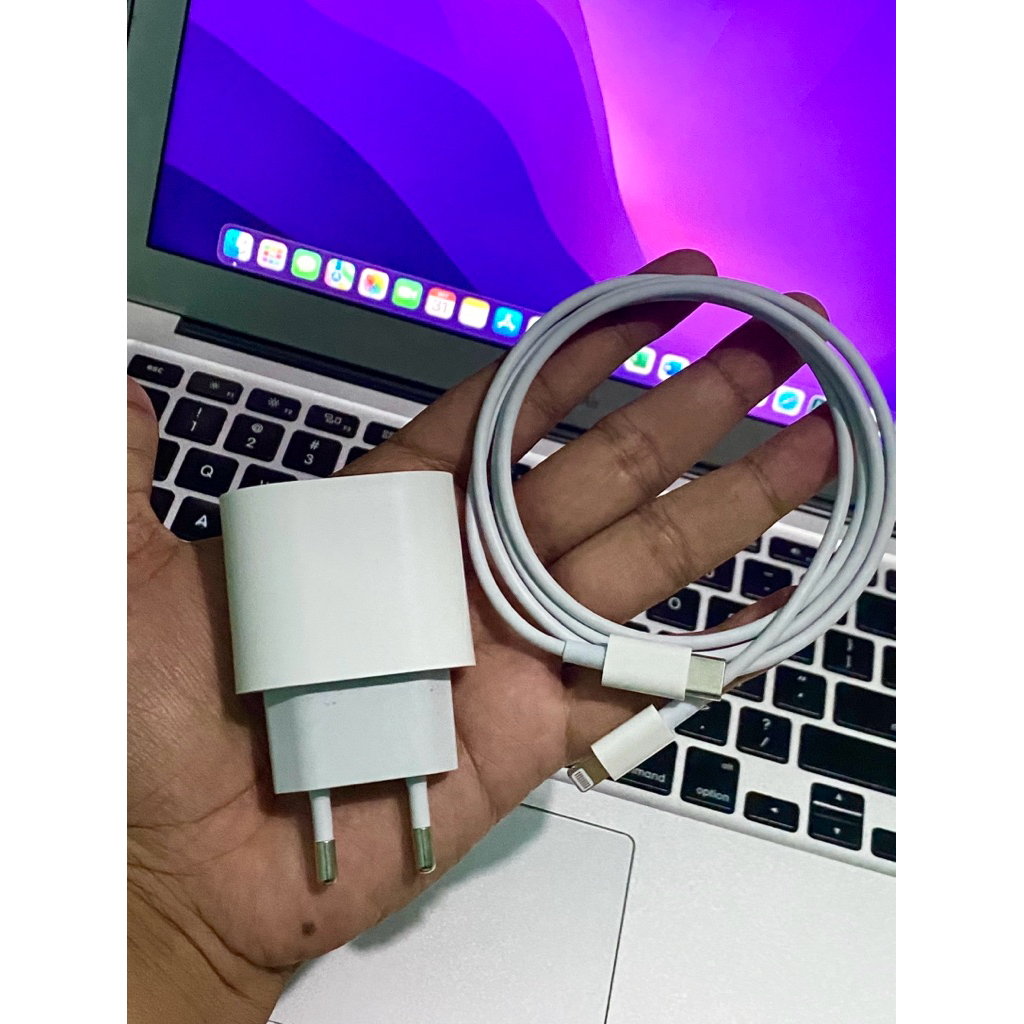 Jual Charger iphone charger 20 watt ip cas ori inter mfi apple ces ip ...