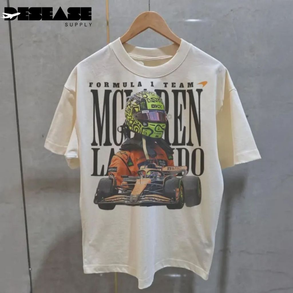 Jual Baju Kaos F1 Lando Norris - McLaren F1 Team - T Shirt Oversize 20s ...