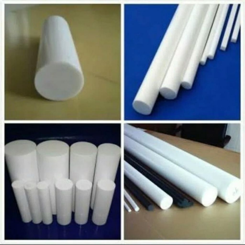 Jual Teflon Rod / PTFE As Batangan Putih 20mm x 10cm | Shopee Indonesia